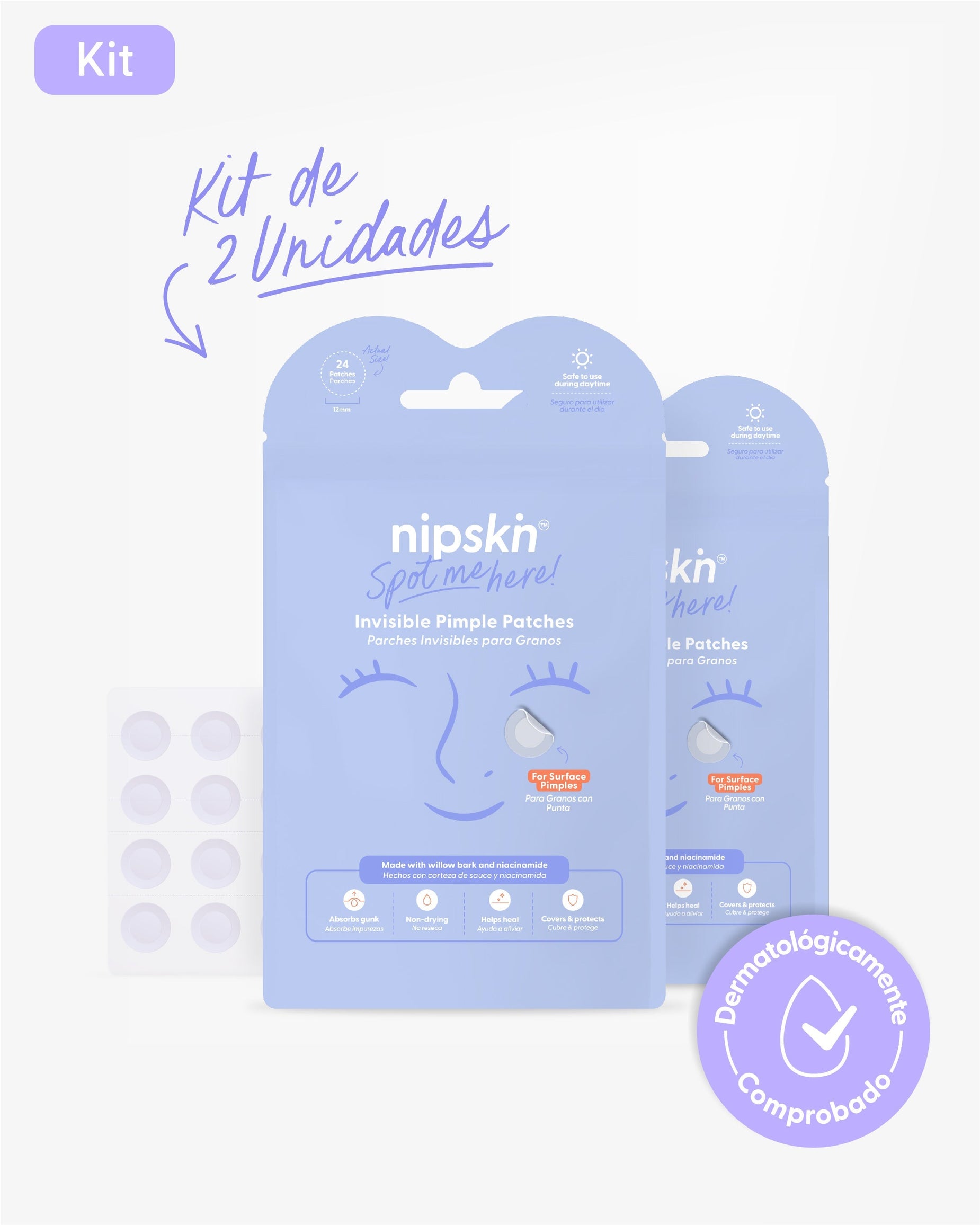 Parches para Granos – Protección Invisible y Efectiva | Nipskin ...